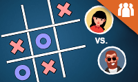 Play Tic Tac Toe With Friends online for Free on Agame